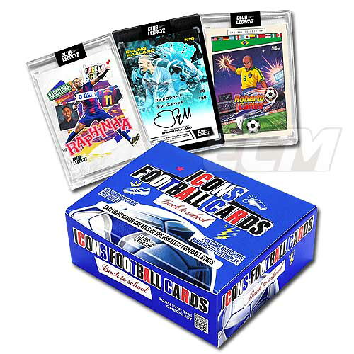 こちらは予約商品です！ ※ご予約受付後、約1ヶ月-2ヶ月でお届け予定 ■商品説明 Club Legacyz社から「ICONS 5TH Back to School」サッカートレーディングカードが登場! 様々なクラブのトップサッカー選手やレジ...