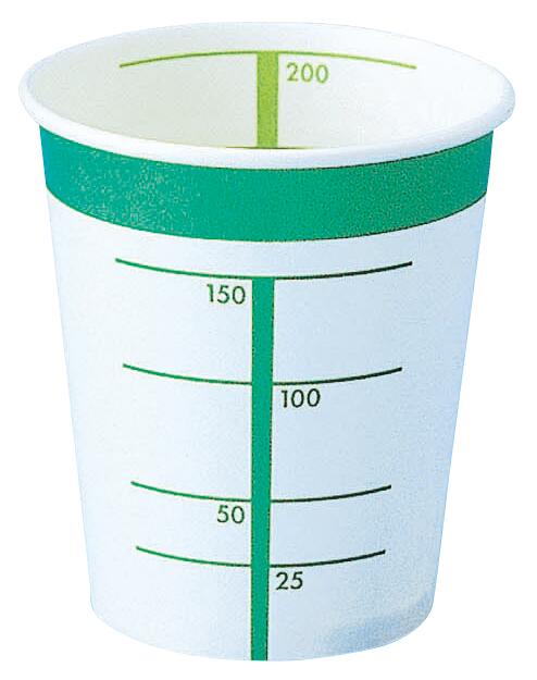 【仕様】 ・サイズ：（口径×高さ）φ73×80mm ・目盛：（内）200ml目盛／50ml目盛ごと　（外）150ml目盛／50ml目盛ごと ・満杯容量：210ml ・記入欄：月日、時間、氏名、科目、病室番号 返品・交換・キャンセルについて