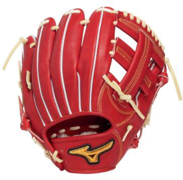 グラブラスト採用！！ メーカー：MIZUNO カテゴリ：野球 種別：軟式グラブ 商品名：軟式用ミズノプロClassic 内野手用3：サイズ9 品番：1AJGR32123 カラー：54680:ブリック×ブロンド 素材：受球面／背面：プレキシー...