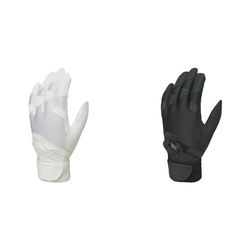 手甲部のニット面積が広く、握り心地と通気性の良いグローブ。 高校対応手袋（両手） ブランド:エスエスケイ 商品コード:BG3026WF 素材：合成皮革×合成繊維 サイズ：S・M・L カラー：(10)ホワイト(90)ブラック ●水洗い可能 ●...