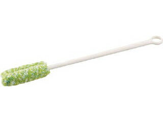 【特長】硬めのブラシ繊維でブラッシングし、アミ目繊維の無数のエッジで汚れをかきとります。【用途】小便器トラップの溝掃除に。【仕様】色：グリーン長さ(mm)：370幅(mm)：40厚さ(mm)：30【材質/仕上】毛：ポリプロピレン柄：ポリプロ...