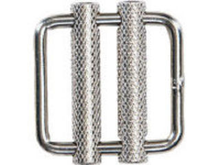 【特長】簡単にPPベルトをしっかり結束できる専用金具です。【用途】PPベルト専用金具。【仕様】横(mm)：39最大使用荷重(kg)：90縦(mm)：41寸法(mm)A：31寸法(mm)B：33寸法(mm)C：4寸法(mm)D：44寸法(mm...