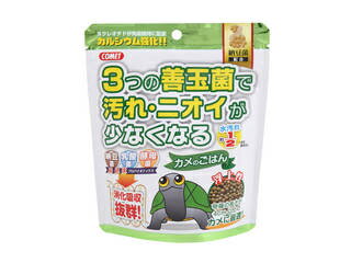納豆菌に加え、新たに乳酸菌と酵母菌を配合。この3つの善玉菌の力でカメの腸内細菌のバランスを整え、水の汚れや嫌なニオイを減らします。健康に育つバランスフードです。 商品情報 原材料フィッシュミール、小麦粉、大豆ミール、オキアミミール、フィッシ...