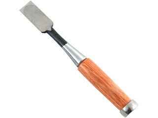 【特徴】本鍛造焼入の追入れのみです。【用途】木材のホゾ穴加工作業等。【機能】最も基本的なノミで、組み手部分の加工をはじめ、広い用途に使用されます。【仕様】●刃巾：24mm。【注意事項】木工用です。用途以外では使用しないでください。刃物ですの...