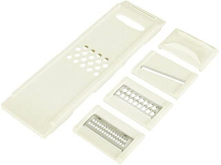 1台でスライス・おろし・千切り・ツマ切りができるスライサー おろし器 千切り ツマ切り スライス 日本製 商品情報 サイズ(cm)幅8.2×奥行28×厚さ2.5材質刃部/ステンレススチール、本体・指ガード/スチロール樹脂 DH6505　