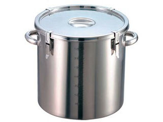 内径39cm 容量46L 深さ390mm 板厚0.9mm 6.0kg 手付 フック48044500　