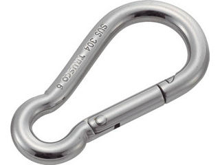 【メール便対応可3個まで】 【特長】スタンダードなスプリングフックです。【用途】チェーン・ワイヤ・ロープなどの連結や、端末の金具のジョイントに。連結金具として。【仕様】D(mm)：7L(mm)：70S(mm)：9.5W(mm)：36d1(m...