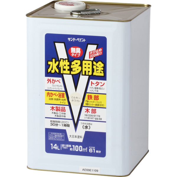 【特徴・仕様】無臭タイプでお徳用タイプ。強力さび止め剤、かび止め剤を配合。落ちついたつやに仕上がります。乾燥が速く、いやな臭いもおさえてあります。屋内外のいろいろなものに塗れます。 商品情報 商品サイズ縦235×横350×高さ235(mm)...
