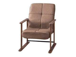 ■サイズ：W56×D56.5〜74.5×H67.5〜85×SH29/32/35/38cm ■商品重量：7.0kg■素材・材質：天然木 ラッカー塗装 スチール ポリエステル ■原産地：中国●7段階リクライニング 高さ4段調節 LSS34BR　