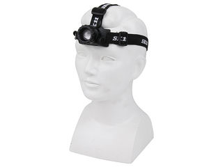 【特徴】乾電池式のLEDヘッドライトです。【用途】暗い場所での点検、検査作業や夜間の歩行、レジャー、夜釣り、登山など。【機能】フォーカス機能付きです。上下角度切替機能付きです。本体と電池ボックスが分離しており、装着時のバランスがいいです。【...