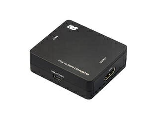 RS-VGA2HD1VGA出力を持つパソコンなどをHDMI入力をもつテレビ、ディスプレイ、プロジェクターなどに接続。USB給電ケーブル(約70cm)標準添付。最大対応解像度 1920×1080/60Hz。軽量、コンパクトで持ち運びも容易。●...