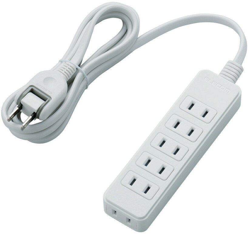 T-S02N-2620WH ◆電源タップの基本性能をしっかり搭載!オフィスやご家庭など、 さまざまなシーンで使いやすいスタンダードな電源タップ。 商品情報 本体差込口形状2ピン本体差込口個数6個口プラグ仕様2ピンコード長2.0m定格125V...