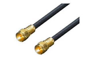 【メール便対応可1個まで】 F4-180金メッキ　L型変換アダプタ付●長さ:1.8mF4180　