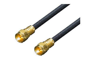 【メール便対応可1個まで】 F4-500金メッキ　L型変換アダプタ付●長さ:5mF4500　