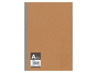 ●罫種類:A罫(7mm罫×29行)●中紙枚数:26枚●外寸:縦252×横179mm●材質:表紙=特厚クラフト 商品情報 品番NT8A入数1冊 NT8A　