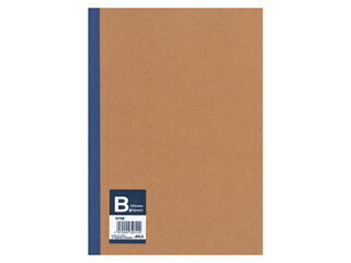 ●罫種類:B罫(6mm罫×34行)●中紙枚数:26枚●外寸:縦252×横179mm●材質:表紙=特厚クラフト 商品情報 品番NT8B入数1冊 NT8B　