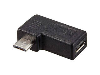 USBMC-RLFmicroUSB→microUSB右L型(フル結線)●5芯+シールド　フル結線USBMCRLF　