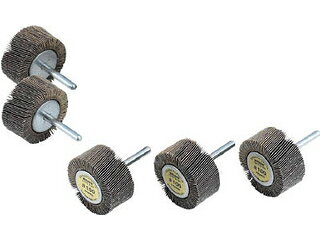【特長】一般金属用です。フラップが斜めについているため、加工物へのタッチがたいへんソフトです。汎用の軸付フラップホイールのもつ特性を生かし、より研削性と持続性能をアップした製品です。（従来比30%アップ)【用途】サビ落とし、バリ取り、パイプ...