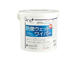 ●防菌・防ウィルス作用が72時間持続します。●防菌ウェットワイパーは、金属の腐食が起きにくく日々の対策に最適です。 商品情報 外寸(mm)210×222×H195材質不織布シートサイズ(mm)150×300 1544000　
