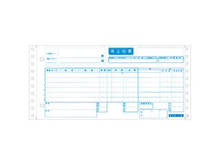 発売日：2007/11/16家具統一伝票※お届けまでにお時間がかかります。家具業界の統一伝票。売上伝票・請求明細書・仕入伝票・納品書・入庫票・物品受領書の6枚複写。青色発色。用紙サイズ:11インチ×5インチ。ミシン目切り離し後の横幅:10_...