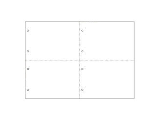 発売日：2007/11/16A3 白4分割。ファイル穴付き。600枚入り。あらかじめミシン目やファイル穴が入っているので、印刷後ハサミで切ったり、パンチで穴をあける必要がありません。 一度に4枚の帳票が印刷できます。※お届けまでにお時間がか...