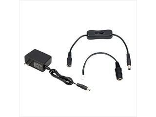 ATC93731X5アーテックロボ、スタディーノをAC電源で使用できます。サイズ:studuino用電源ケーブル:ケーブル約150mm、DCφ2.1中間スイッチケーブル:ケーブル約290mm、ACアダプター5V4A:ケーブル約1000mmセ...