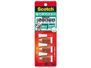3M-AMN-G3X10●強力に接着できる瞬間接着剤です。●使い切りやすいミニサイズ3本入りで保管に便利です。●液だれしにくいジェルタイプです。●容量0.5g、3本入り生産国…台湾1個当たりのパッケージサイズ…58×175×13mm1個当た...