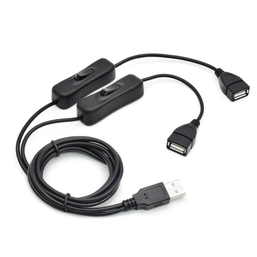 発売日：2024年5月下旬USB-Aコネクタを持つUSB電源ポートを分岐するケーブルです。2つのケーブルの合計出力が 5V/3Aまでの機器にご利用いただけます。分岐した2つのケーブルには、オン/オフスイッチがあり、利用しないUSB機器の電源...
