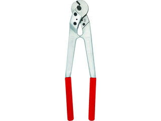 【特長】独自の三角切断システムと調整機構でケーブルを潰すことなく、スムーズできれいな切断が可能です。軽量かつ人間工学に基づいたハンドルで快適に作業できます。【用途】各種ケーブルの切断に。【仕様】切断能力(mm)：16全長(mm)：590【材...