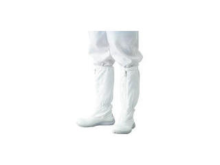 【特長】つま先樹脂プロテクターで足先部を保護します。ゆとり設計で指先部の圧迫感をなくしました。軽量で歩行時の負担を軽減します。静電性、加水分解性に優れております。【用途】クリーンルーム用。【仕様】色：ホワイト寸法(cm)：27.0足幅サイズ...