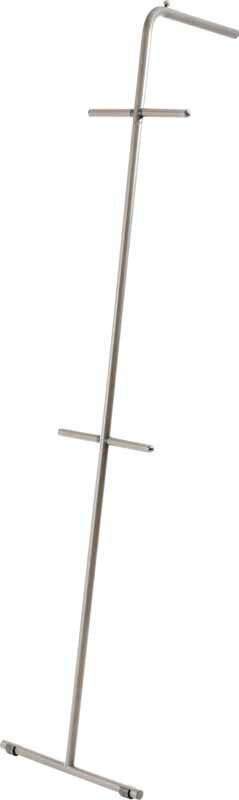 サイズ(cm)：W40.5×D35.5×H167.5商品重量：約 1 kg材質：スチール(粉体塗装)静的耐荷重：5kg原産地：中国組立：組立式付属工具：六角レンチお客様用意：なし組立人数：1人組立時間：15分機能：注意事項：商品の特長：すっ...