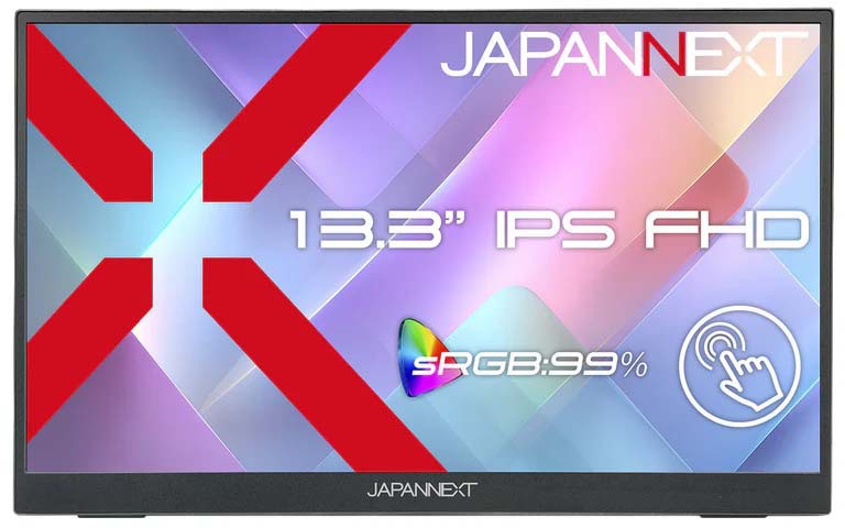 あらゆる角度から見ても色やコントラストの変化がおきにくいIPSパネルを搭載し、視野角上下左右170°を実現します。最大輝度300cd/m2の液晶パネルは、sRGB:99%の広色域に対応し、写真や動画編集などの作業にも最適です。10点マルチタ...