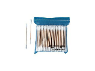 【特長】木軸には高級白樺材を使用した高品質綿棒です。【用途】力を入れてこすりたいときに。センサーやレンズ表面の清掃。各種採取、実験など、培養試験など。【仕様】軸長(mm)：75先端径(mm)：4.8摘要：両綿球片綿球(A3D-100のみ両綿...