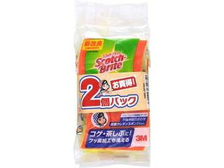 フッ素加工品にも使える！抗菌ウレタンスポンジたわし。ウレタンスポンジとナイロン不織布（ハイブリッド粒子つき）の貼り合わせ。フッ素加工フライパン、ホーロー鍋、炊飯器の内釜、陶器などに使えて便利。 商品情報 内容量・入り数2個セット商品サイズ1...