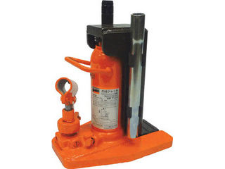 【特長】ゴム付グリップハンドルは2本連結タイプで、本体に収納でき、180度回転式で操作可能です。爪位置が大変低く、操作性に優れています。有り溝式スライドレールを採用しました。【用途】機械の据え付け　建築・土木・橋梁工事・防災【仕様】揚力kN...