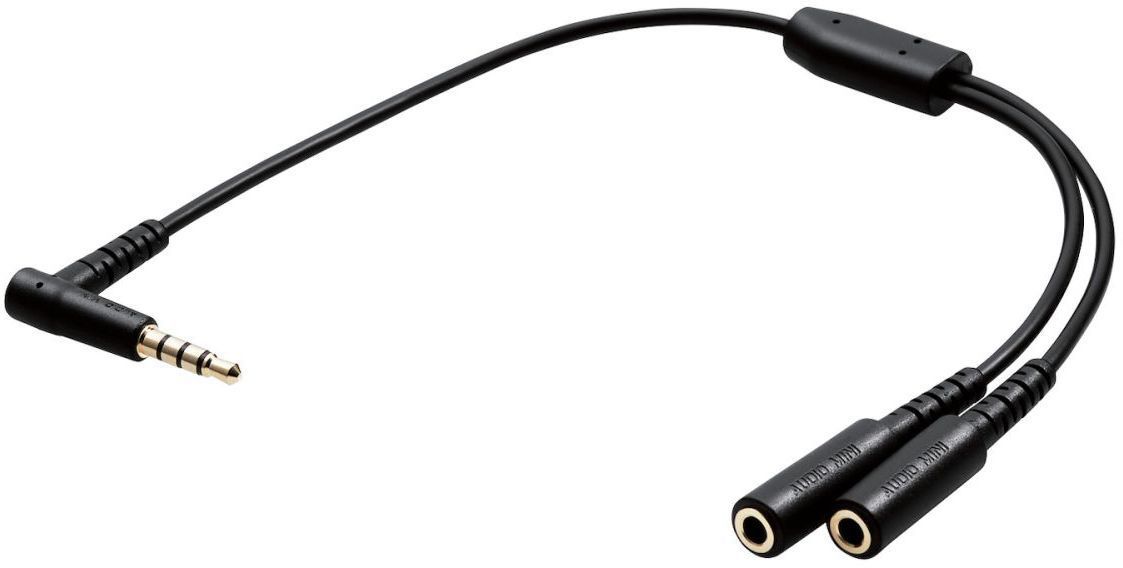 オーディオ出力を2分配できる！■1台の端末の音楽を2人同時に楽しめる　1台の端末の音楽を2人同時に楽しむことができます。■2人同時に通話できる　4極対応コネクタのため、2人同時に通話をすることができます。■対応確認済みのイヤフォン及びヘッド...