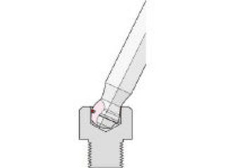 【メール便対応可10個まで】 【特長】テーパーヘッド［［R下］］は本締めに使える様、耐久性と耐摩耗性を一段と向上させました。従来のボールポイントに比べ10%〜20%ねじり強度が高く、傾けての使用（0〜20°）で特に効果を発揮します。【用途】...