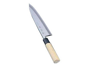 21cm　全長370mm　240g　背厚5.2mm安来白鋼　本霞研　シャープな切れ味。熟練された技術を持つ人にピッタリです。AKK3121　