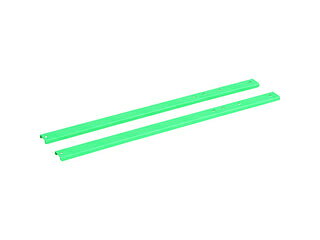 【用途】パンチングパネル用取付金具です。【仕様】均等積載量(kg/段)：120色：ヤンググリーン間口(mm)：34奥行(mm)：12高さ(mm)：640【材質/仕上】スチール 商品情報 オレンジブック発注コード125-6552質量1.12(...