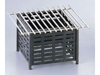230×230×H180mm アミサイズ305×305mm●燃料は別売です。用途に合わせてお選びください。 保温にはチェーフィング燃料を、調理には業務用固形燃料をおすすめします。※鍋は別売です。GKT7301　