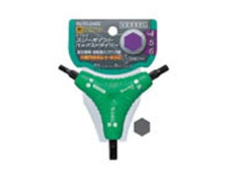 【メール便対応可5個まで】 【特長】1本で3サイズ使えるコンパクトで便利なドライバーです。手にフィットするY型ハンドルです。パワフルな締め付けができます。【仕様】刃先：マグネット入りサイズ：120×95×18全身焼入【材質/仕上】軸:クロム...
