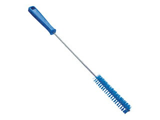 ●チューブや容器の内面、器具の細かい隙間の洗浄に最適。●材質：芯部／ステンレス　ブリップ部／ポリプロピレン　毛／PBT●耐熱温度：130℃ 商品情報 ブラシサイズ(mm)30×150全長(mm)500 KTR3203　