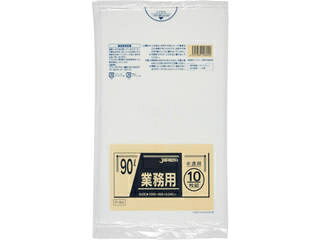 【特長】スタンダードポリ袋です。【用途】90Lポリ袋・ゴミ袋、非食品用。【仕様】縦(mm):1000横(mm):900厚さ(mm):0.045容量(L):90色:半透明【材質/仕上】LLDPE 商品情報 質量716.3(g)原産国タイ P94　
