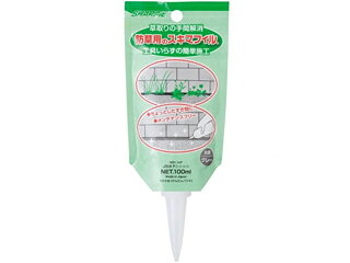隙間に施工して雑草が生えてくるのを防ぐ。雑草の生えてくるスキマを埋めて草取りの手間解消。十分揉んでからスキマに流し込むだけの簡単施工。 商品情報 容量100mlタックフリー10分色グレー 24009　