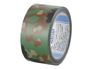 ●強い光も通さない高い遮光性●凹凸面にもよく貼りつくしなやかな基材●表面は4色迷彩柄、裏面は黒ベタ仕様です 商品情報 寸法幅50mm×長25mテープ厚0.11mm材質基材：再生PETクロス・PEラミ、粘着剤：アクリル系入数1巻 N738OD3　