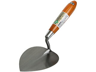 【特徴】レンガ積み、タイル貼り、モルタル塗、すくい作業に適した専用鏝です。【用途】レンガ積み用鏝。【機能】レンガ積み、タイル貼り、モルタル塗り専用の鏝です。モルタルをすくいやすい形状です。【仕様】●鏝板サイズ(約)：幅120×長さ140mm...