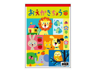 ●入数:1冊●本体サイズ(mm):W179×H252●規格:B5サイズ●無地●枚数:80枚●ぬりえ付きY461　