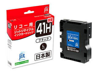 ■適合プリンタ：IPSiO SG 7100■対応純正型番：GC41KH■色：ブラック■インク種類：顔料 ■ジット品番：JIT-R41BH ※良好な印刷結果を得るために、開封後6か月以内に使い切ってください。 JITR41BH　