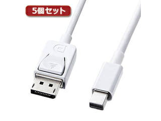 KC-DPM2WX5ミニDisplayPortとDisplayPortとを接続する変換ケーブルです。ミニDisplayport(Thunderbolt)搭載のMacや、各社パソコンとDisplayPortを持つディスプレイを接続して使用する...