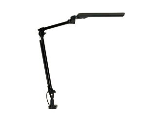 セード：240×60mm アーム：上部270/下部320mmランプ：LED(白色・電球色) セード・台座：プラスチック アーム：アルミニウム・プラスチック●PUSH式スイッチ/電球色+昼白色(約4,100K)、昼白色(約5,300K)、電球...